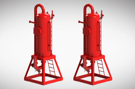 Mud Gas Separator, Poor Boy Degasser--Brightway solids control
